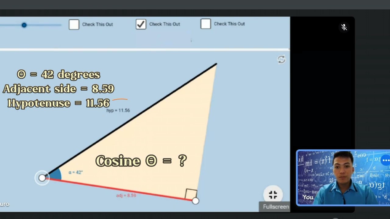 Learning Trigonometric Functions through Geogebra software