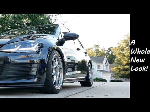 Completely Changing My MK7's Look! | BMP Headlights, Custom Grille, Aerofabb Splitter Install|