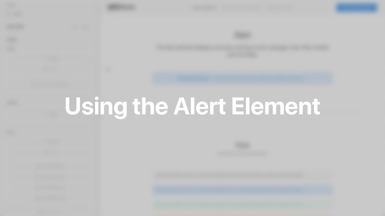 Using the Alert Element | YOOtheme Documentation