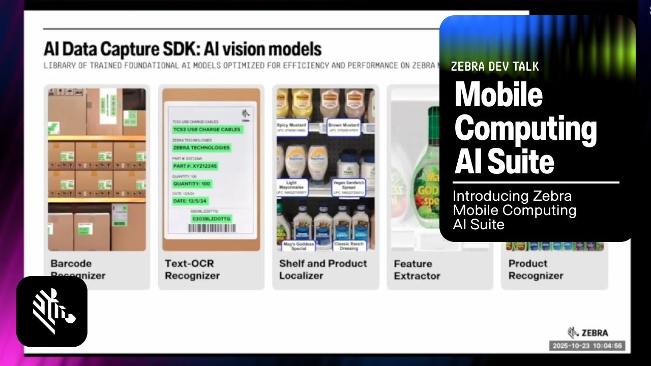 DevTalk | Introducing Zebra Mobile Computing AI Suite | Zebra