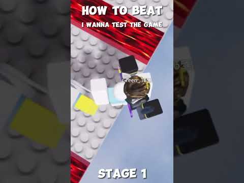 How to beat I wanna test the game - Stage 1