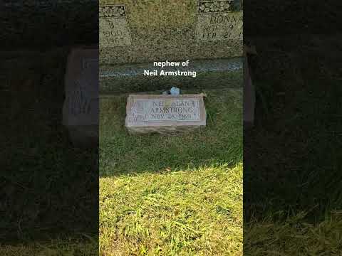 Nephew of astronaut Neil Armstrong buried in Anderson, Indiana #shorts #Astronaut #NASA