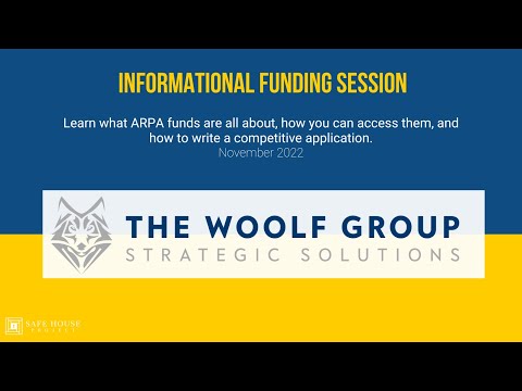 Informational Funding Session Around ARPA Funds