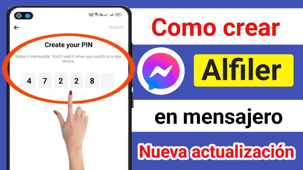 Cómo crear un pin en Facebook Messenger 2024 | Crea tu Pin en Messenger (nueva actualización)