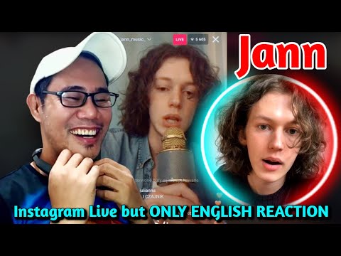 Jann Instagram Live but ONLY ENGLISH REACTION