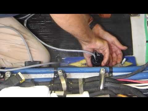 Change depth gauge transducers while in the water