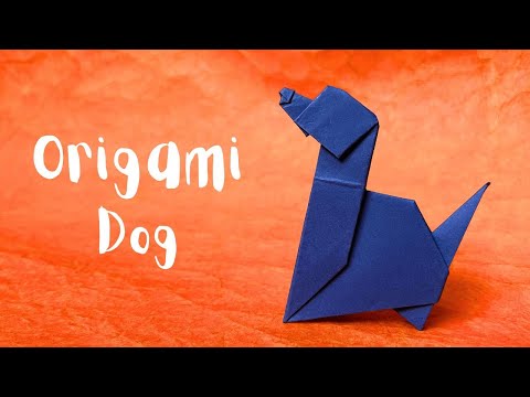 Easy Origami Dog Step By Step Tutorial | How to Make a Paper Dog | Origami in Black #innovationizer