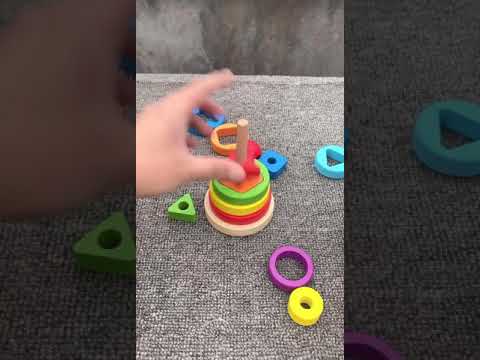 Wooden blocks for kids 😍 | stacking blocks for kids