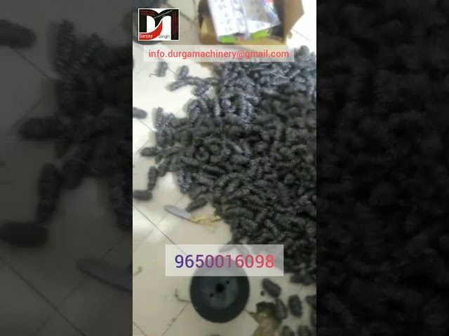 Scrubber Making Machine - Scrubber Spiral Making Machine Manufacturer ...