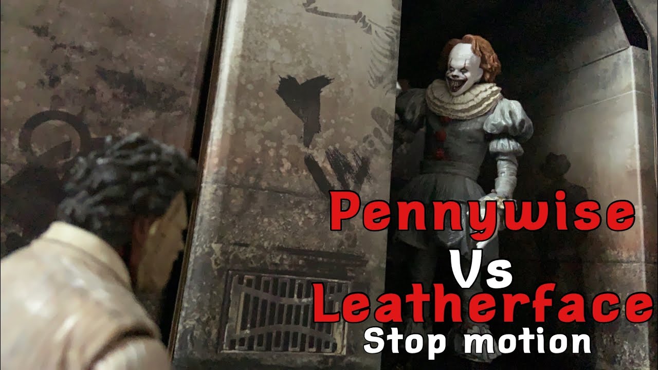 Leatherface Vs Pennywise Stop Motion