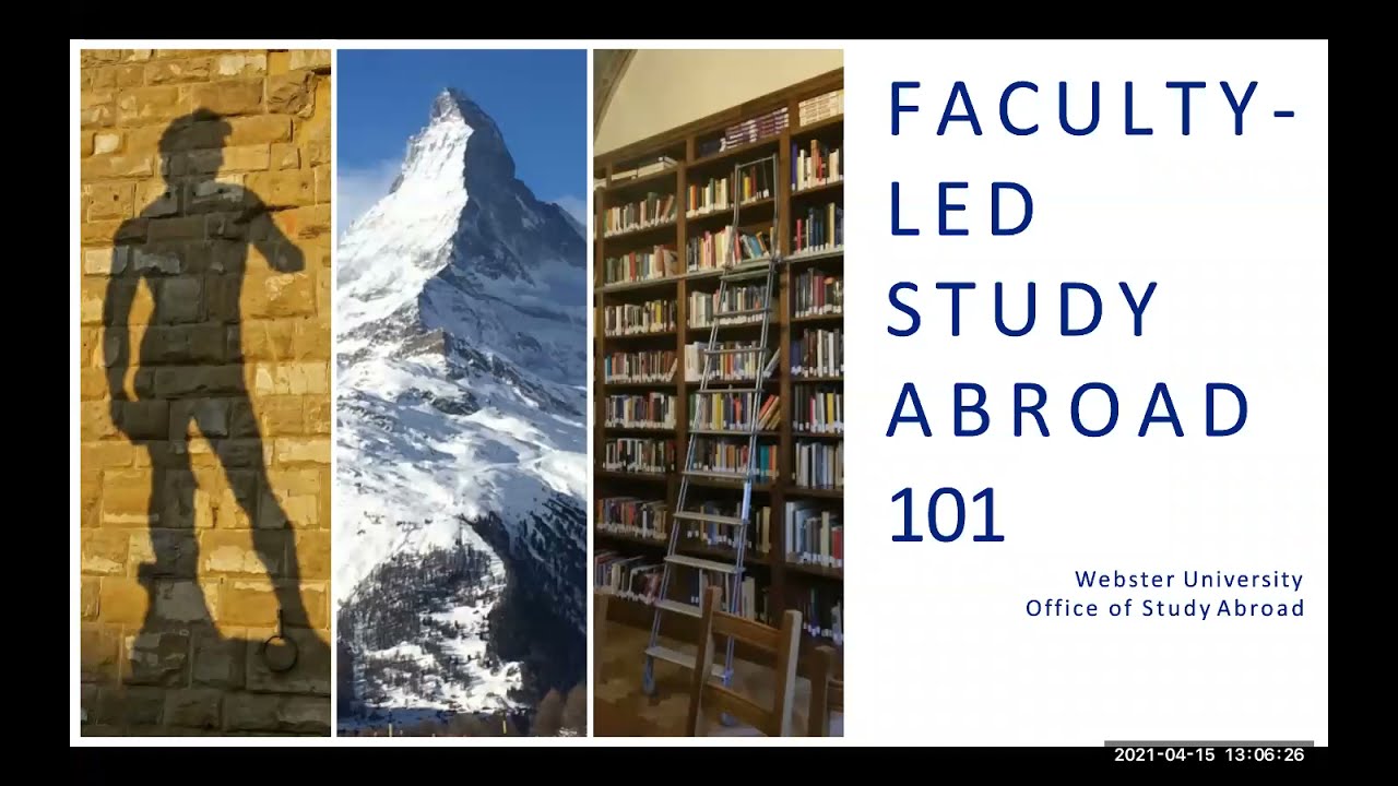 Faculty-Led Study Abroad 101