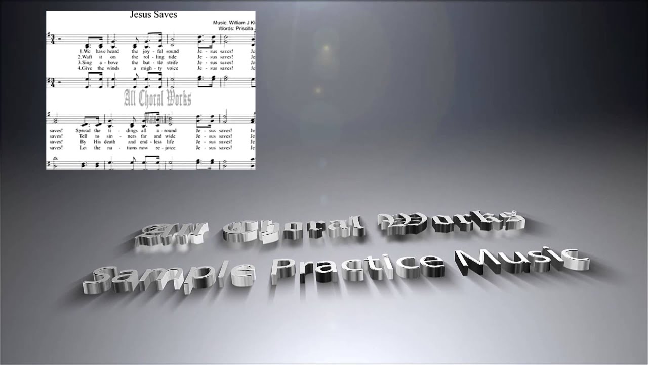 Jesus saves Sheet Music Mixed Choir