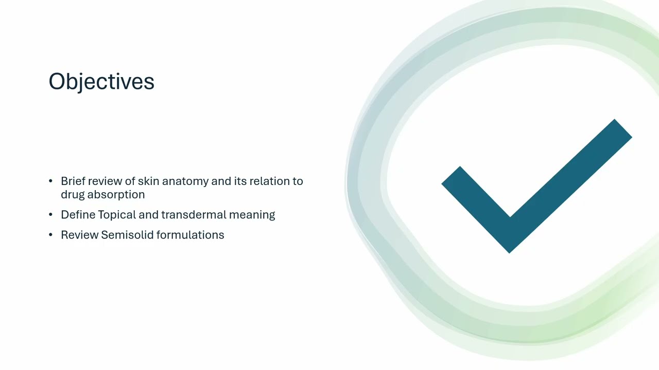 Topical Dosage Forms Part one