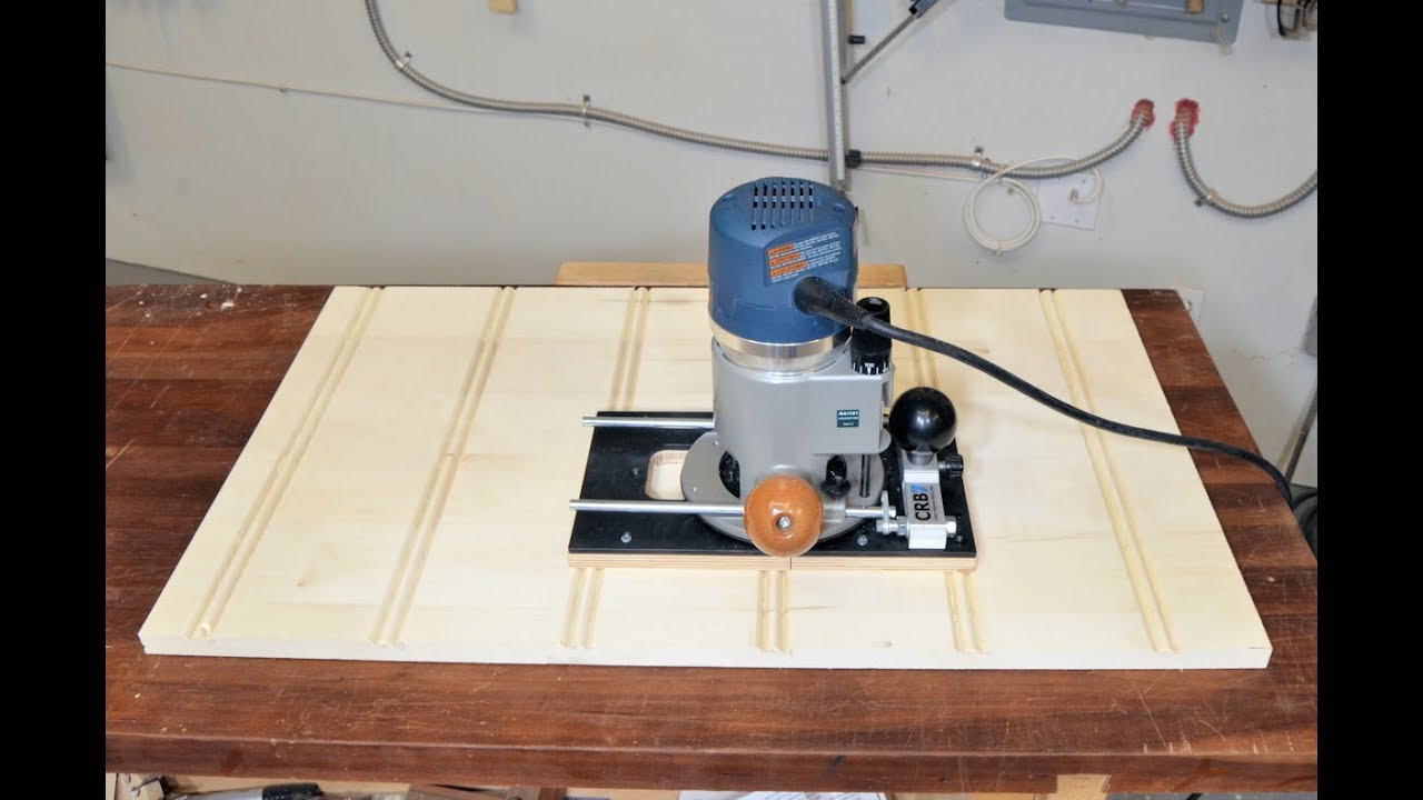 Faux Bead Board Panels with MPOWER's CRB7 Universal Combination Router Base