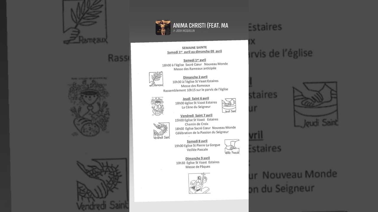horaires des messes