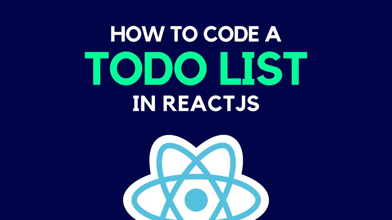 How To Code A Simple React Todo List App Tutorial - Beginner React JS Project Using Hooks