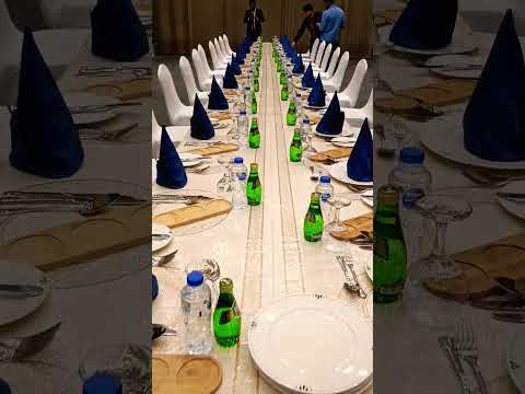 VIP table setup 🍛🍽️🍽️ #shorts #shortvideo #tablesetup #dinner #foodie