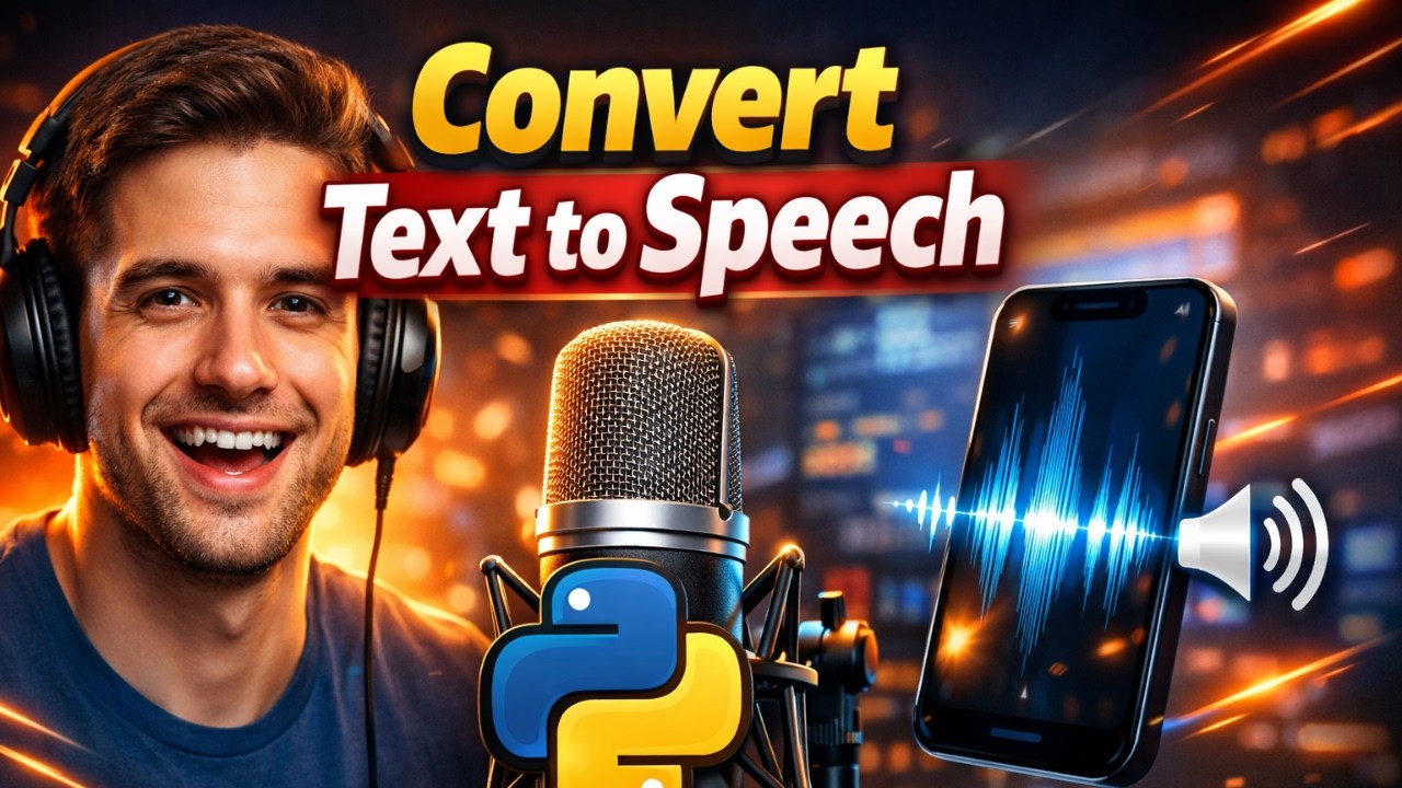 How to Convert Text to Speech Using  gTTS  | Text to Speech using gTTS module in Python