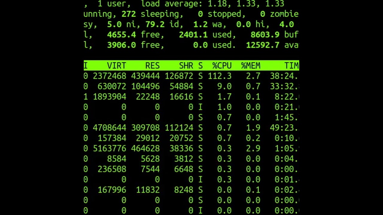 The 'top' Command In Linux