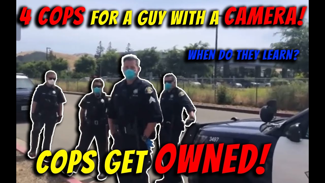 FOUR Cops For A Camera! When Cops Get Owned!