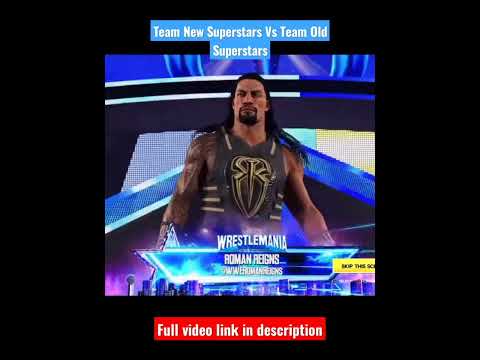 Team New Superstars Vs Team Old Superstars#gamersclass#wwe#2k23#romanreigns#johncena#shorts#bones