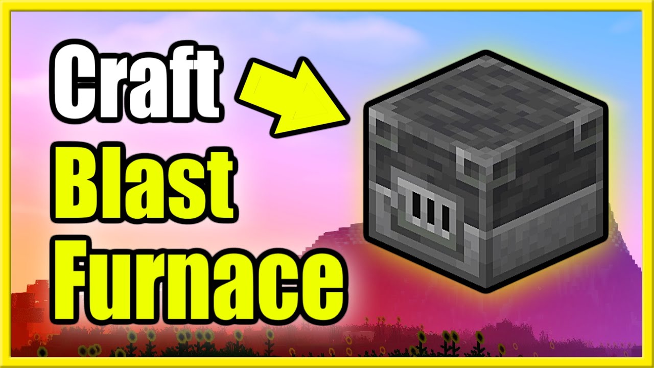 How to Make a Blast Furnace in Minecraft Survival (Recipe Tutorial)
