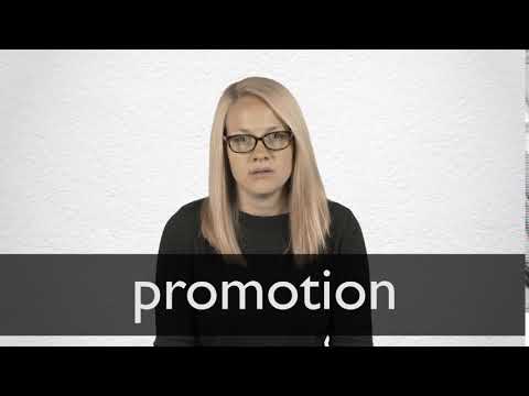 PROMOTION Synonyms | Collins 英語の類義語辞書