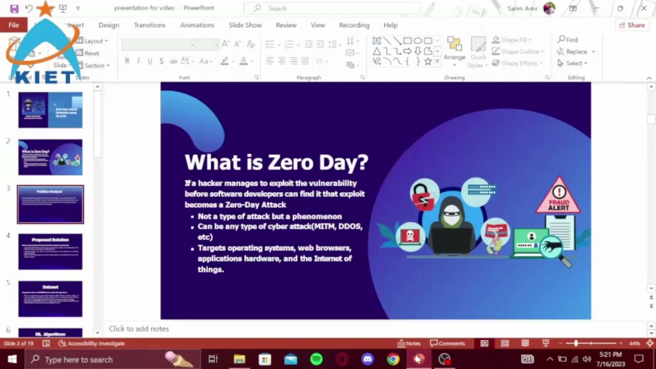 Zero-Day Attack Detection System Using ML and DL (FYP)