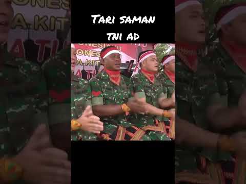 Tarian Saman TNI AD🇮🇩#shorts #indonesia #tni