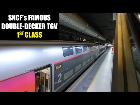 SNCF TGV 1st Class Review : France's Famous Double-Decker Train