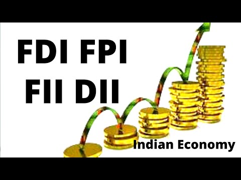 FDI FPI FII DII | what is FDI | FDI kya hai | What is FII | FII kya hai | What is an investment