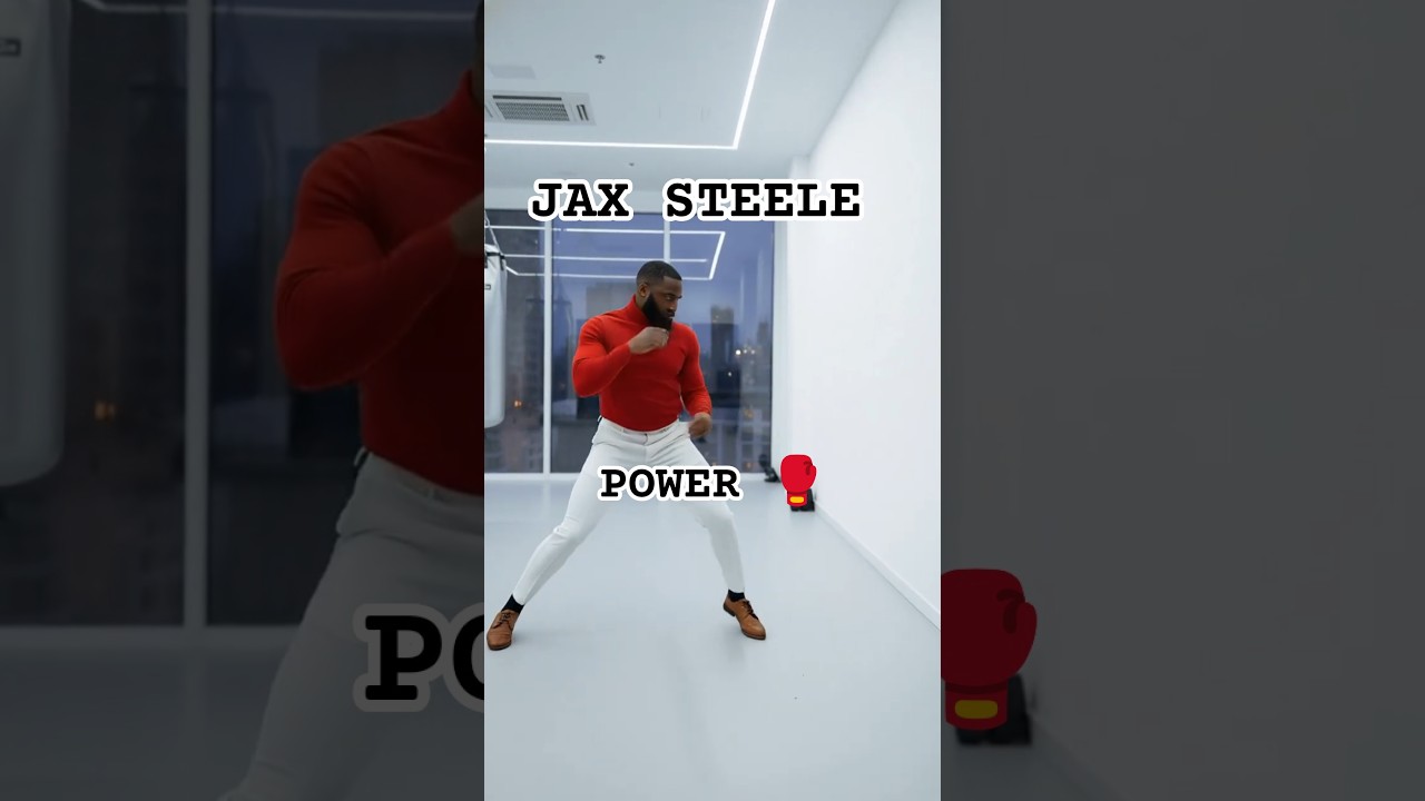 Jax Steele Nails Perfect Jab in Red Turtleneck 🔥