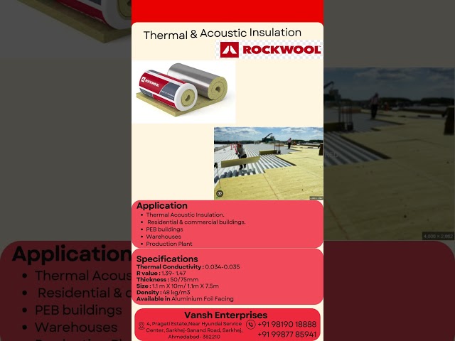Rockwool Insulation - Rockwool Insulation Slab Trader - Wholesaler ...