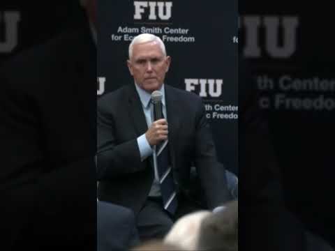 Former VP Mike Pence speaks on classified document controversy from his Indiana home. #politics