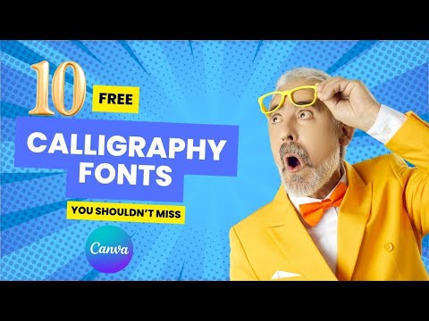 10 free calligraphy fonts in canva you shouldn’t miss | free handwriting fonts