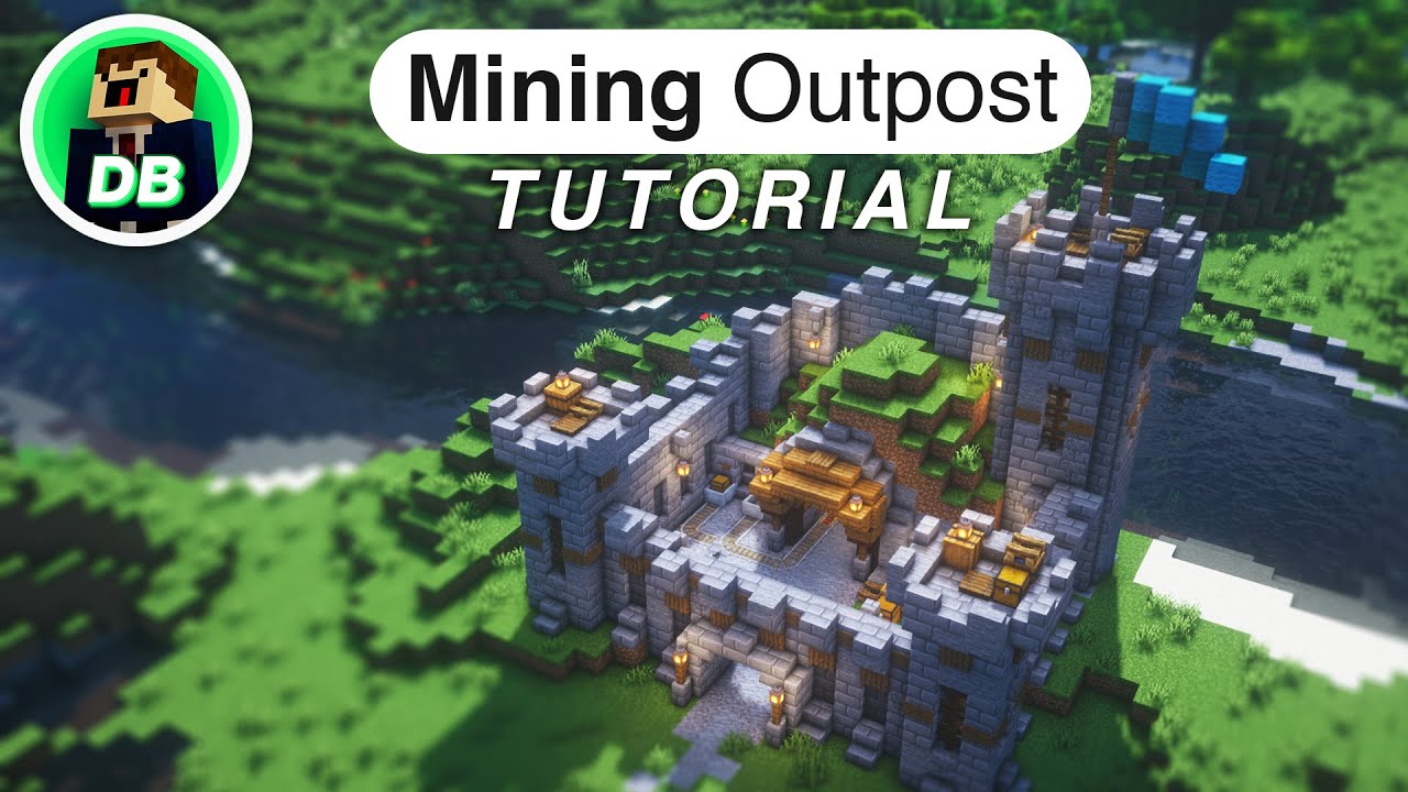 Minecraft: How to build a Mining Outpost (Tutorial) - Minecraft Builders