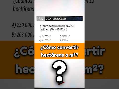 💥 Cuántos metros cuadrados hay en 23 hectáreas 😉 #math #shorts (▶630)