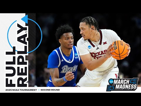 Texas Tech vs. Drake - 2025 NCAA men’s second round | FULL REPLAY
