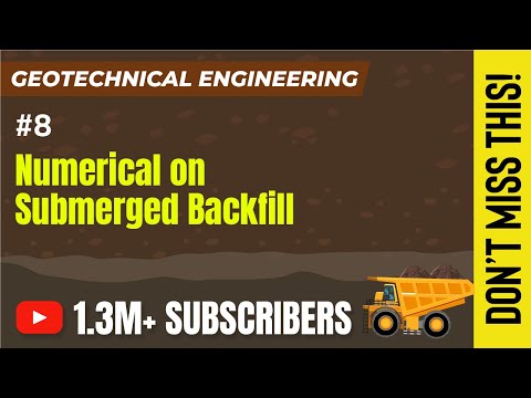 Numerical on Submerged backfill - Earth Pressure Theories ...