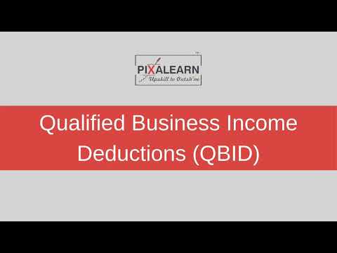 Quality Business Income (QBI) Deduction