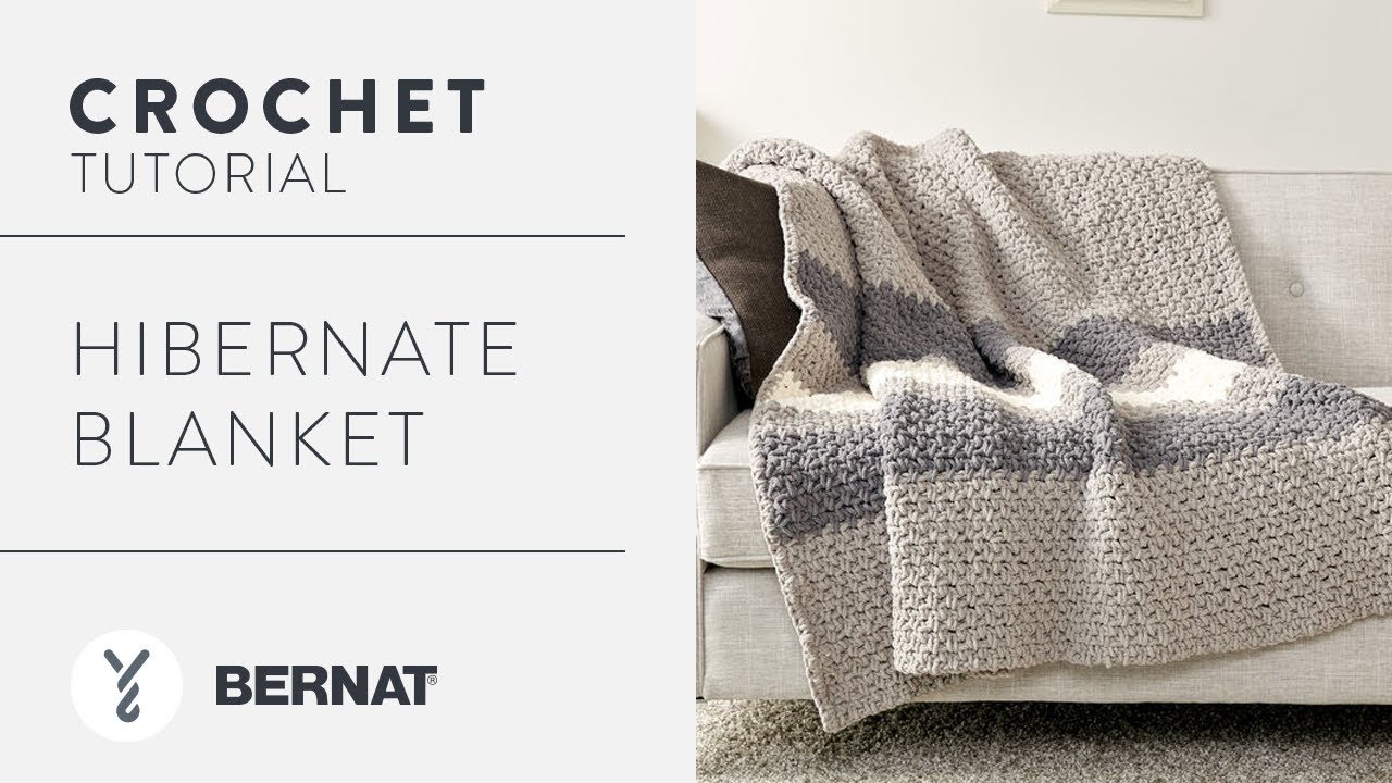 Hibernate Blanket Crochet Tutorial