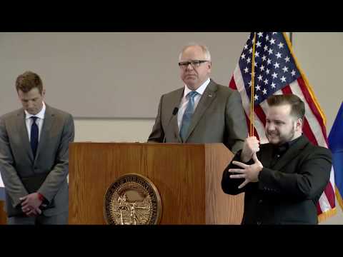 WATCH LIVE: Gov. Tim Walz gives a coronavirus update
