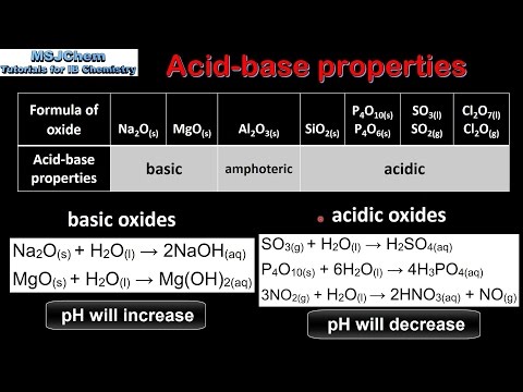 Oxides as Acids and Bases — Overview & Properties - Expii