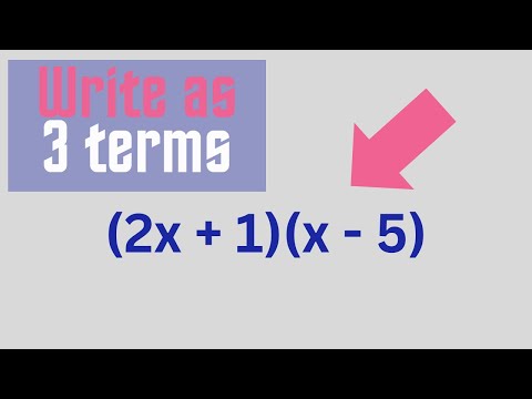 How to Expand Parentheses aka Expanding Brackets aka Foiling | Product of Binomials