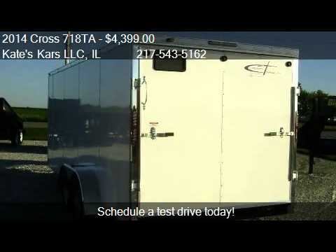 2014 Cross 718TA 7x18 Cargo Trailer - for sale in Arthur, IL