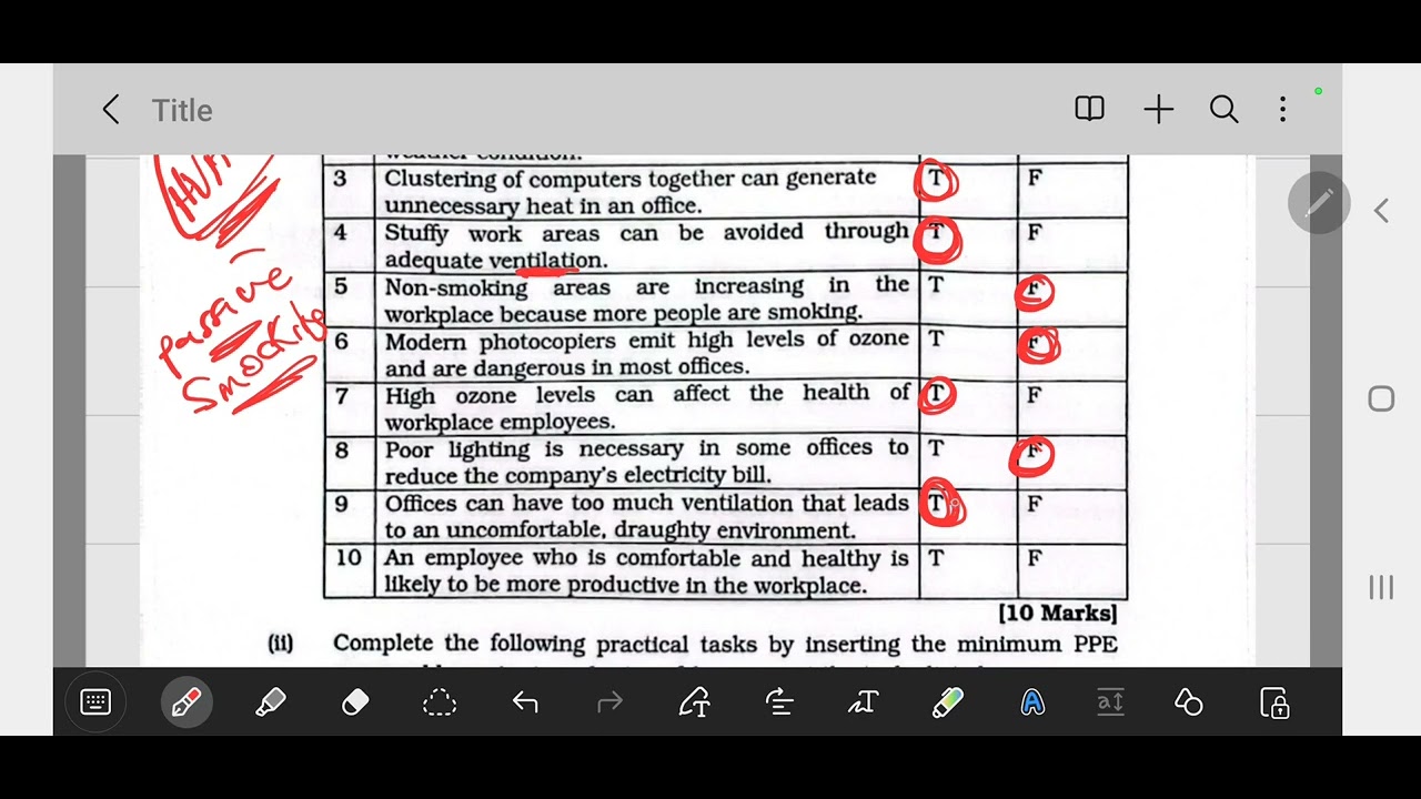 Workshop Technology chapter 1 practice question 5