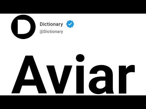 Aviar Meaning In English