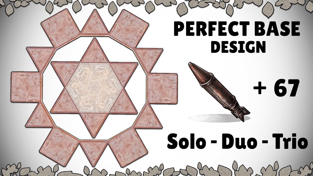 Rust - Perfect Circle Base for Solo/Duo/Trio design | +67 rockets