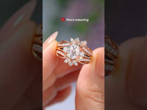 โจ Just one ring? Think bigger.โจ๐ Enhancer Bands add sparkle, style & meaning.#engagementring