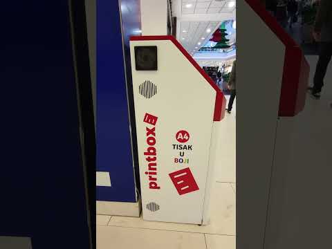 Self-service printing now also in Zagreb, Croatia.